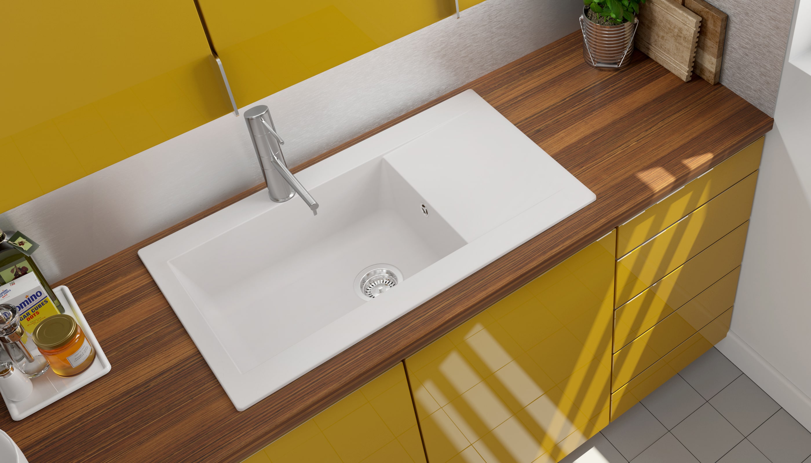 MODERNA | Cuisinettes, éviers inox & résine, meubles de cuisine